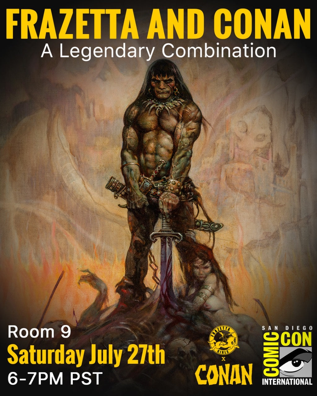 SDCC Here We Come! Frazetta and Conan: A Legendary Combination – Frazetta Girls