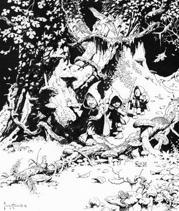 Frazetta Pen & Ink Gallery