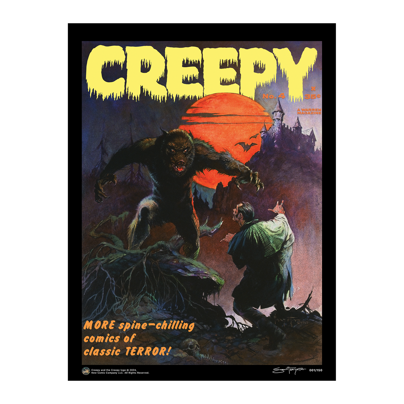 Frank Frazetta x CREEPY #4 (Wolfman) Limited Edition Giclée | Official ...