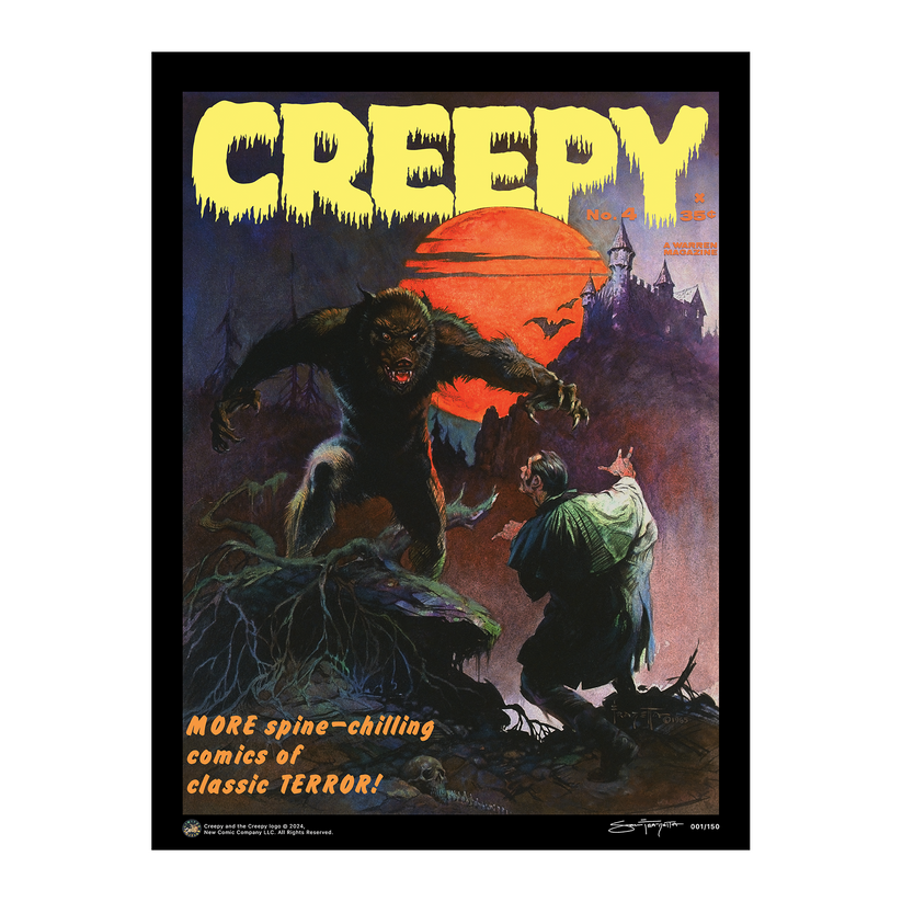 Frank Frazetta x CREEPY #4 (Wolfman) Limited Edition Giclée | Official ...