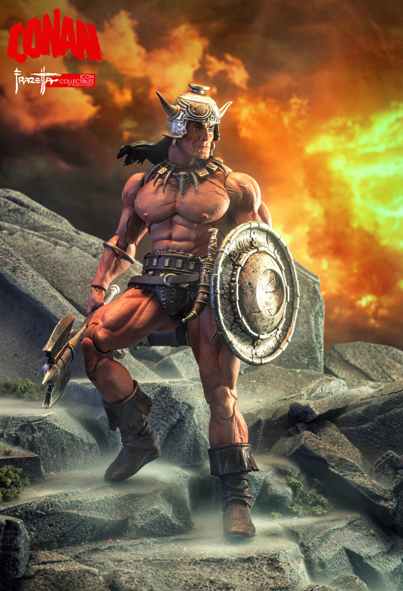 Conan The Barbarian Action Figure | 1:12 Scale Action Figure by ICON ...