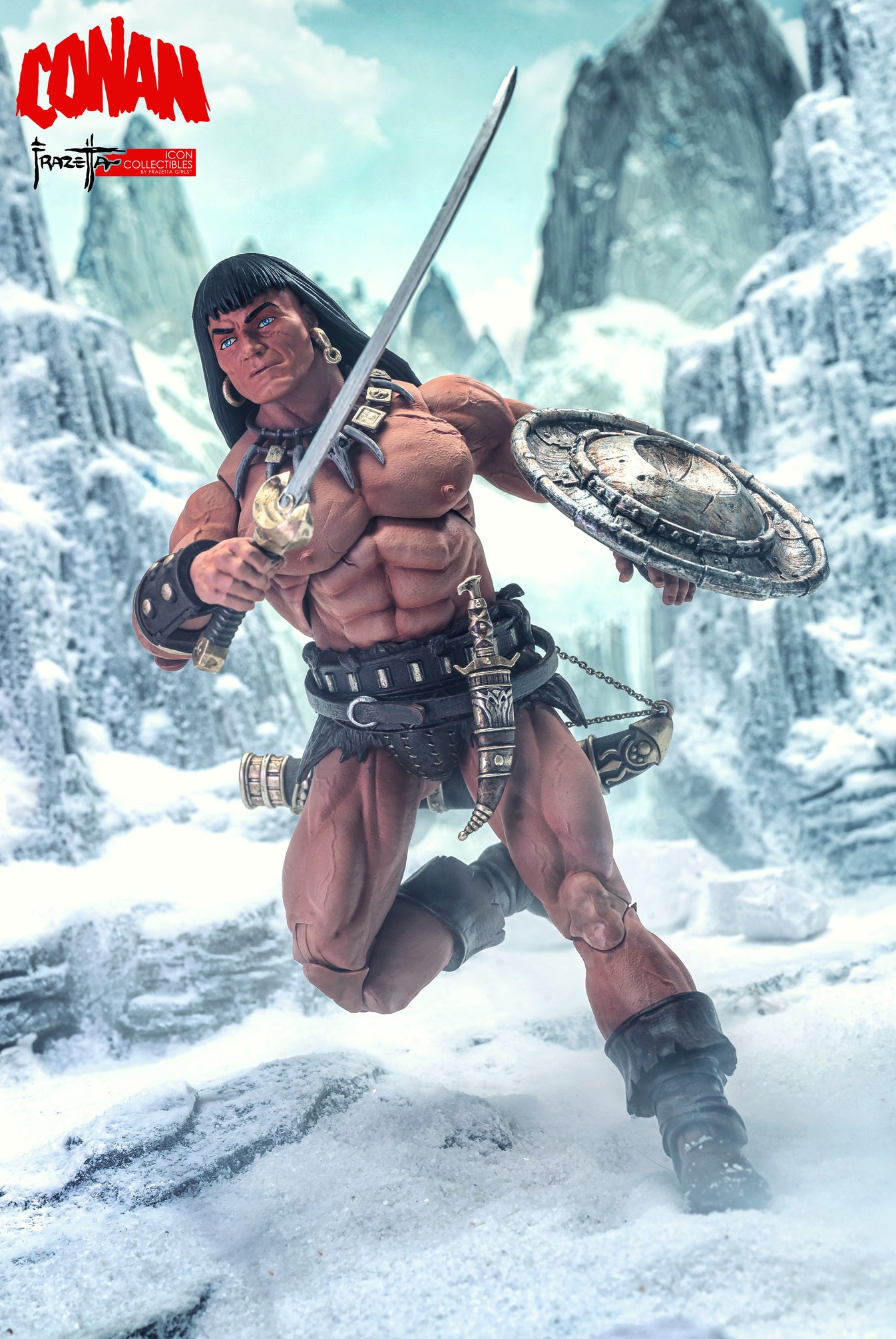 Conan The Barbarian Action Figure | 1:12 Scale Action Figure by ICON ...