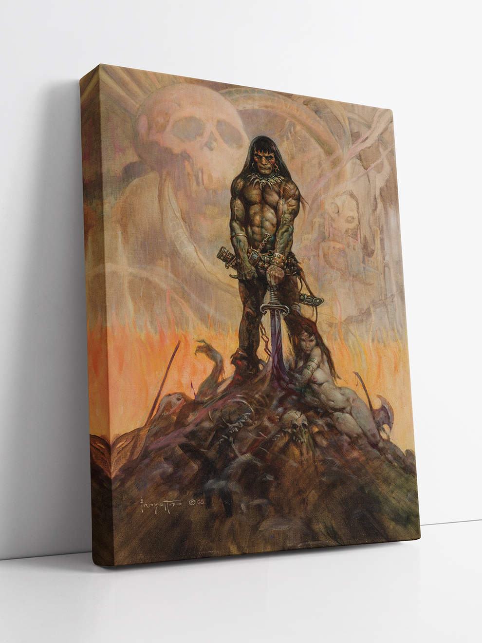 Frank Frazetta "Conan The Barbarian" Art Print | Official Website ...