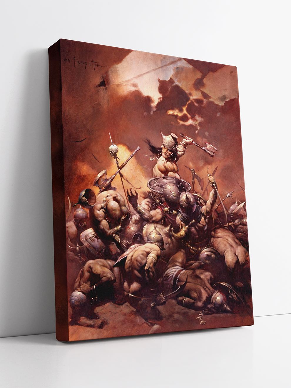 Frank Frazetta "Conan The Destroyer" Art Print | Official Online Store