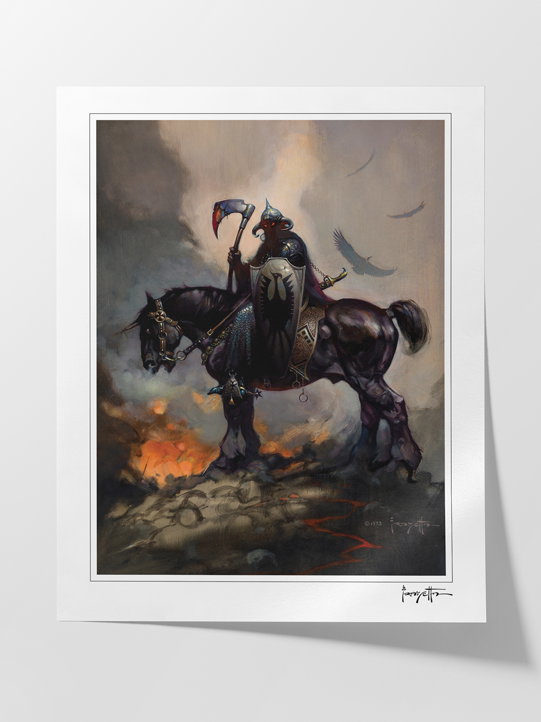 Frank Frazetta "Death Dealer I" Art Print | Official Online Store
