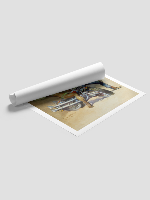 Devil Rider Print by Frank Frazetta | Official Website Frazetta Girls ...