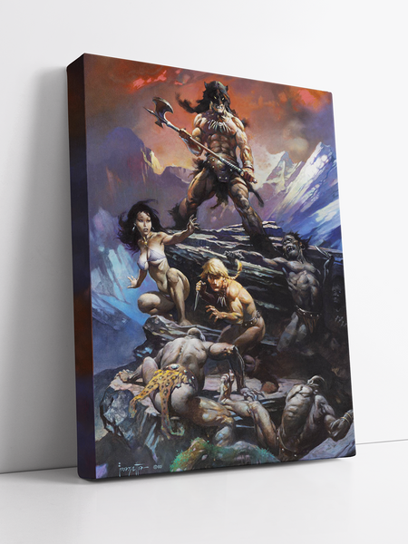 Frank Frazetta "Fire and Ice" Fine Art Print | Official Fine Art Print ...