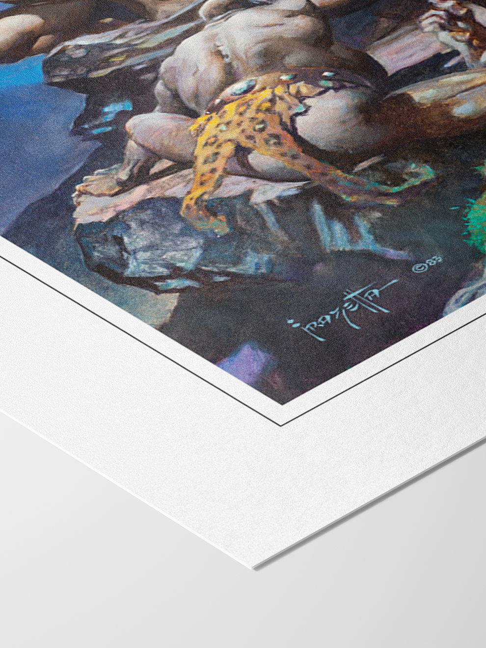 Frank Frazetta "Fire and Ice" Fine Art Print | Official Fine Art Print