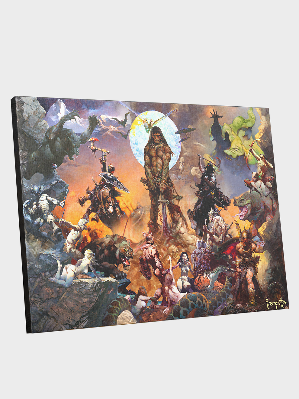 The Frazetta Universe Print by Frank Frazetta | FrazettaGirls.com ...