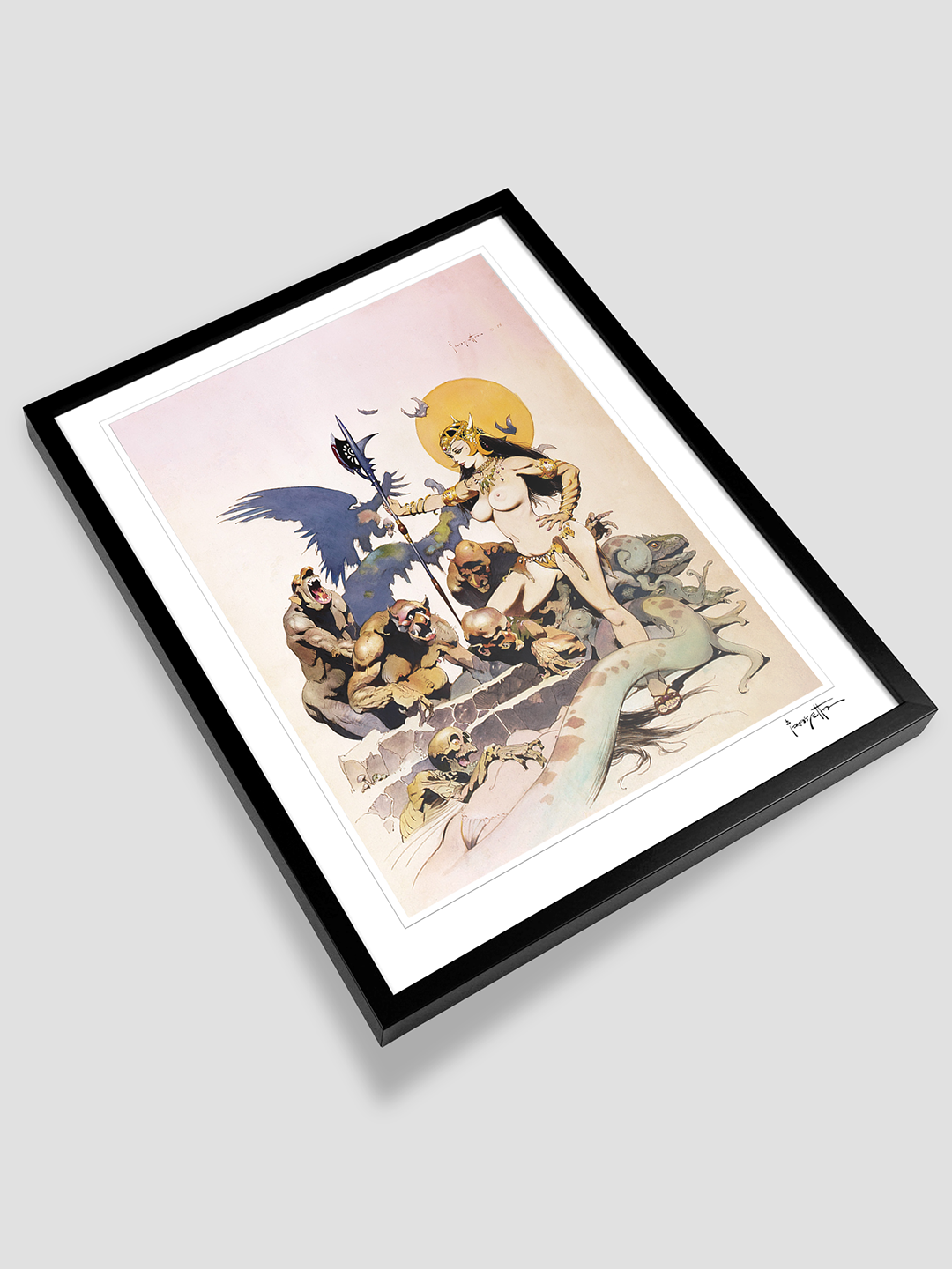 Frank Frazetta "Ghoul Queen" Fine Art Print | Official Frazetta Site ...