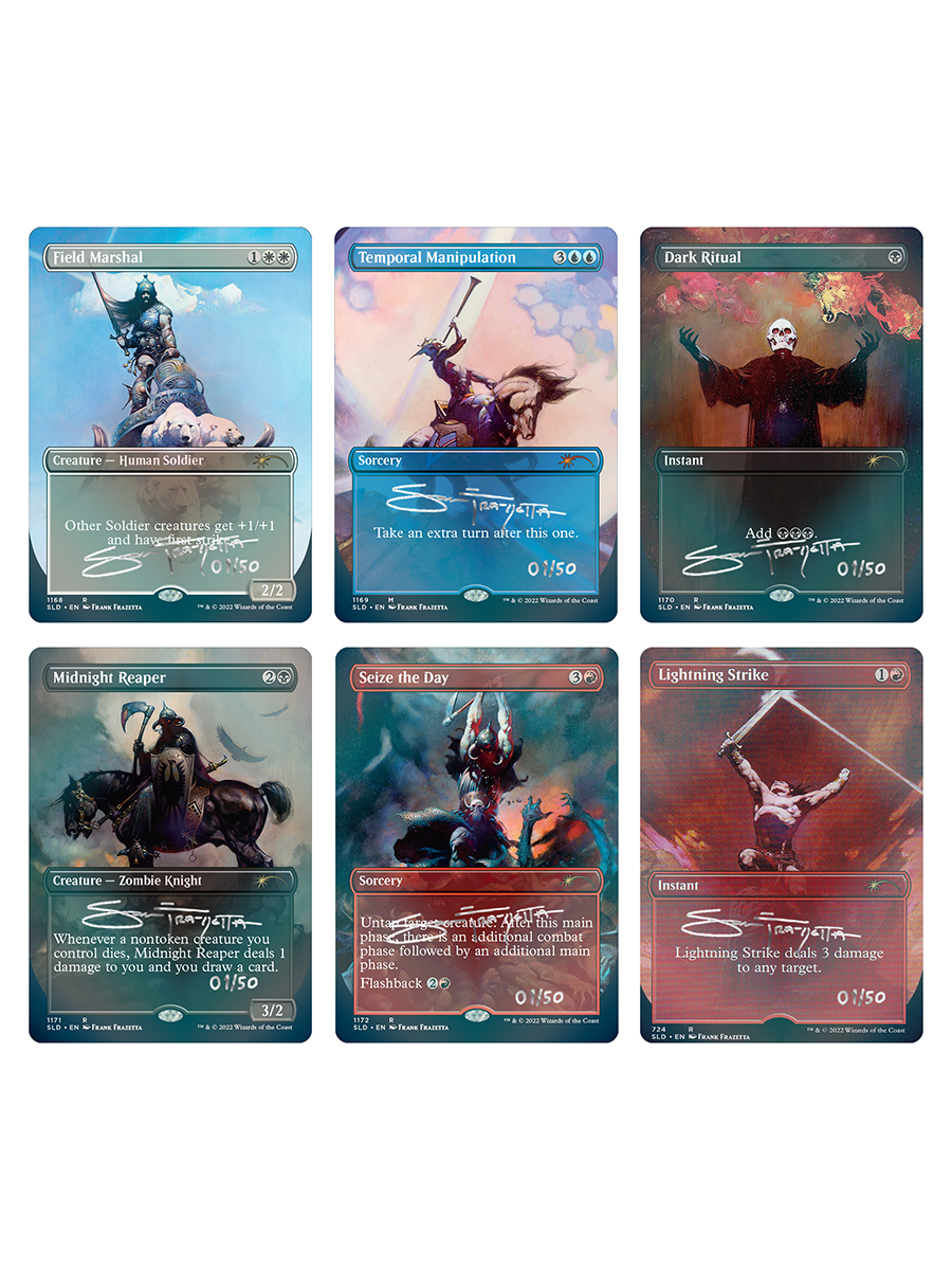 MTG: Frank Frazetta Secret Lair Foil Set (Signed AP Edition) – Frazetta ...