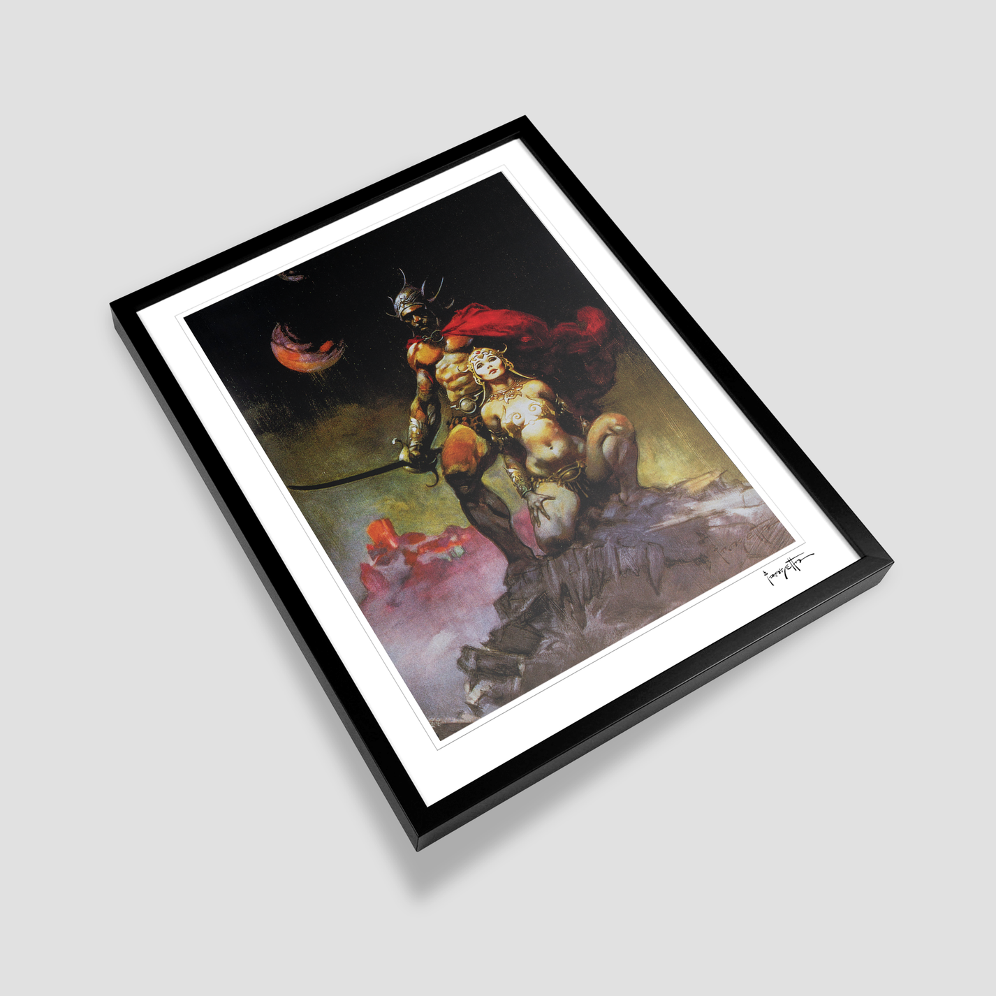 Frank Frazetta "Mastermind of Mars" Art Print | Official Frazetta Site ...