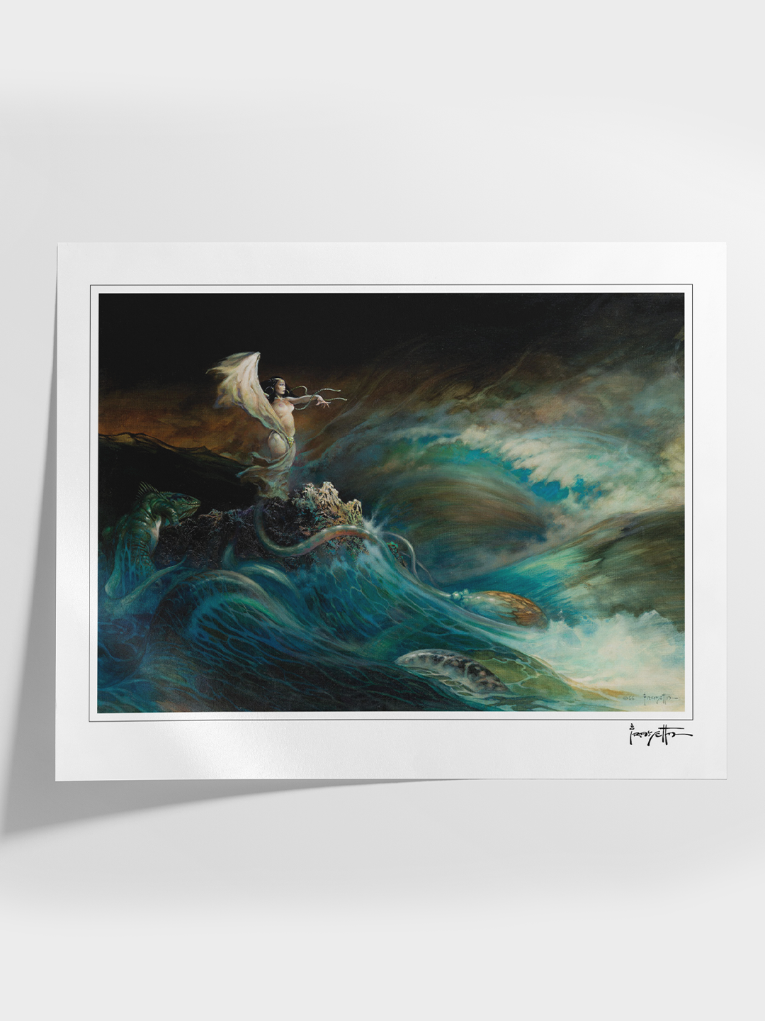 Frank Frazetta "Sea Witch" Art Print (Wolfmother) - Frazetta Girls