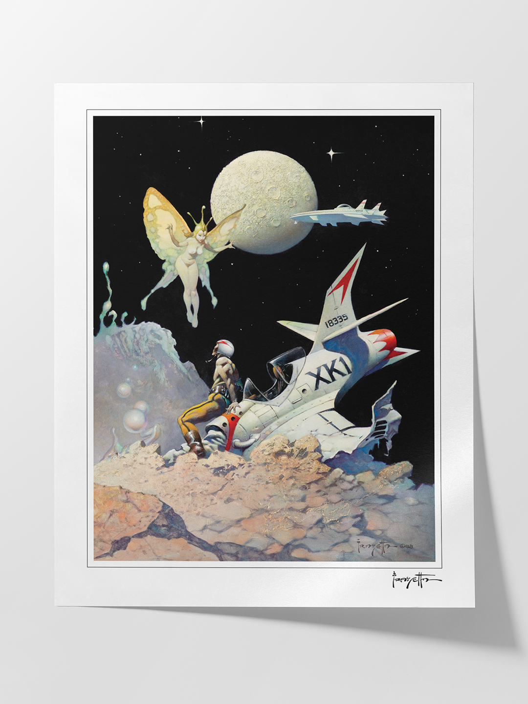 Frank Frazetta "Space Encounter" Fine Art Print | Official Website ...