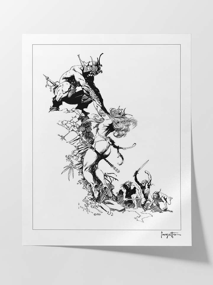 Frank Frazetta Pen & Ink Fine Art Prints | SHOP FRAZETTAGIRLS.COM – Page 2