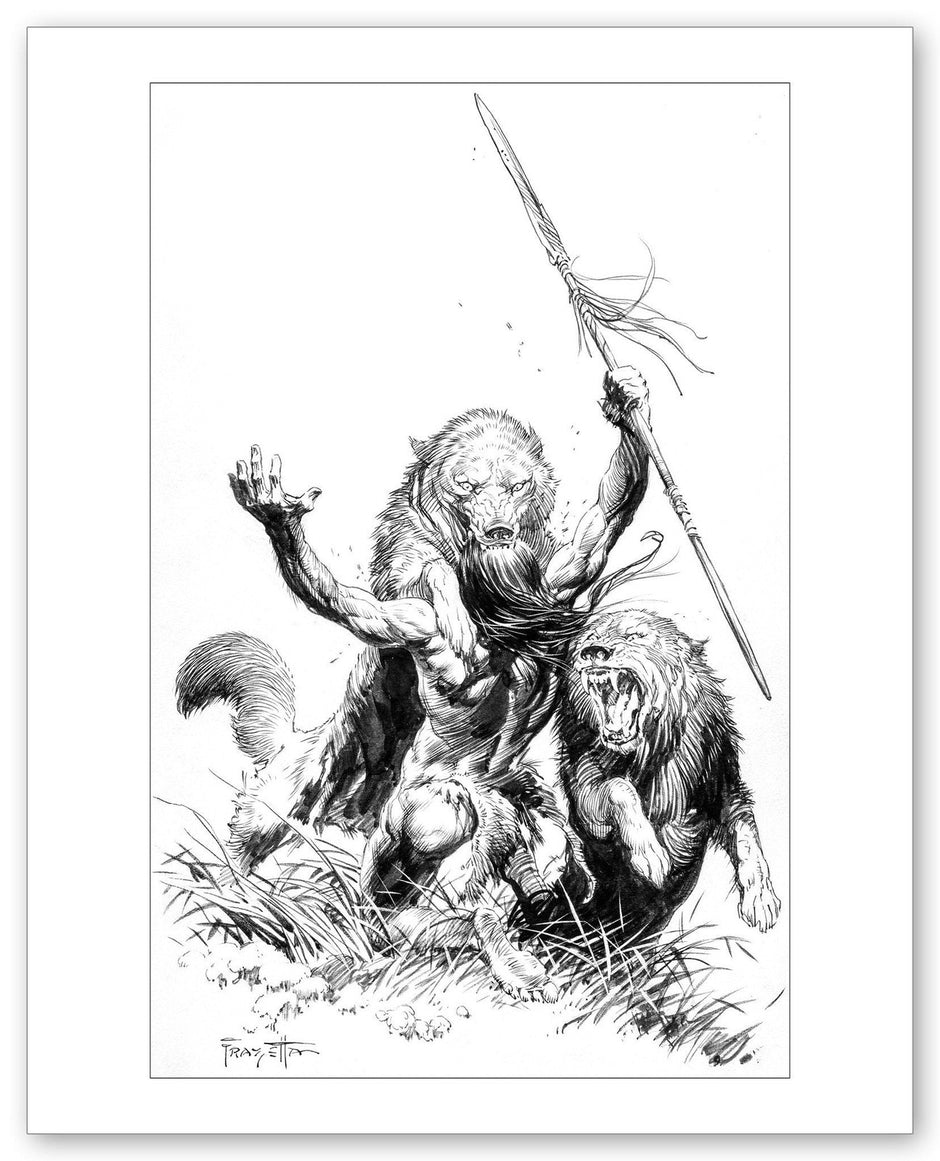 Frank Frazetta Pen & Ink Fine Art Prints | SHOP FRAZETTAGIRLS.COM ...